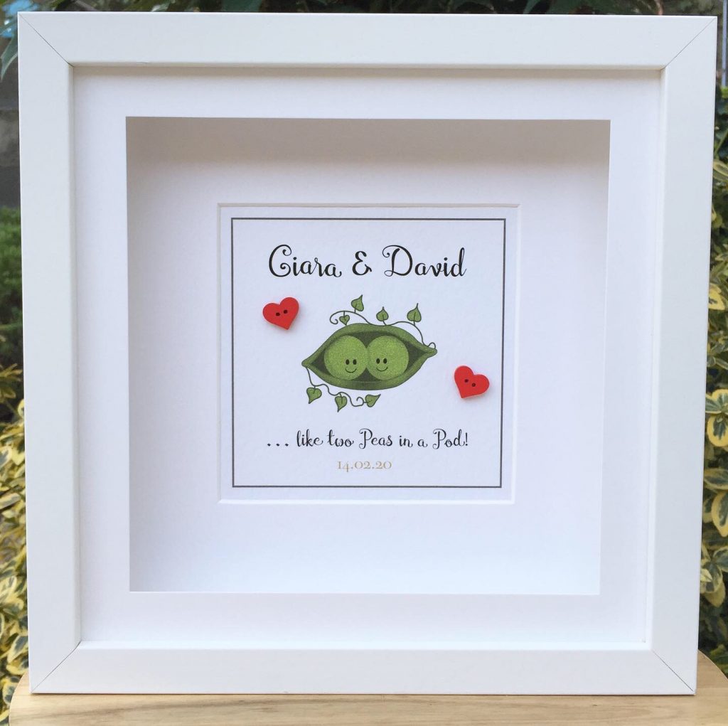 Personalised Peas in a Pod Frame | As Cute as a Button