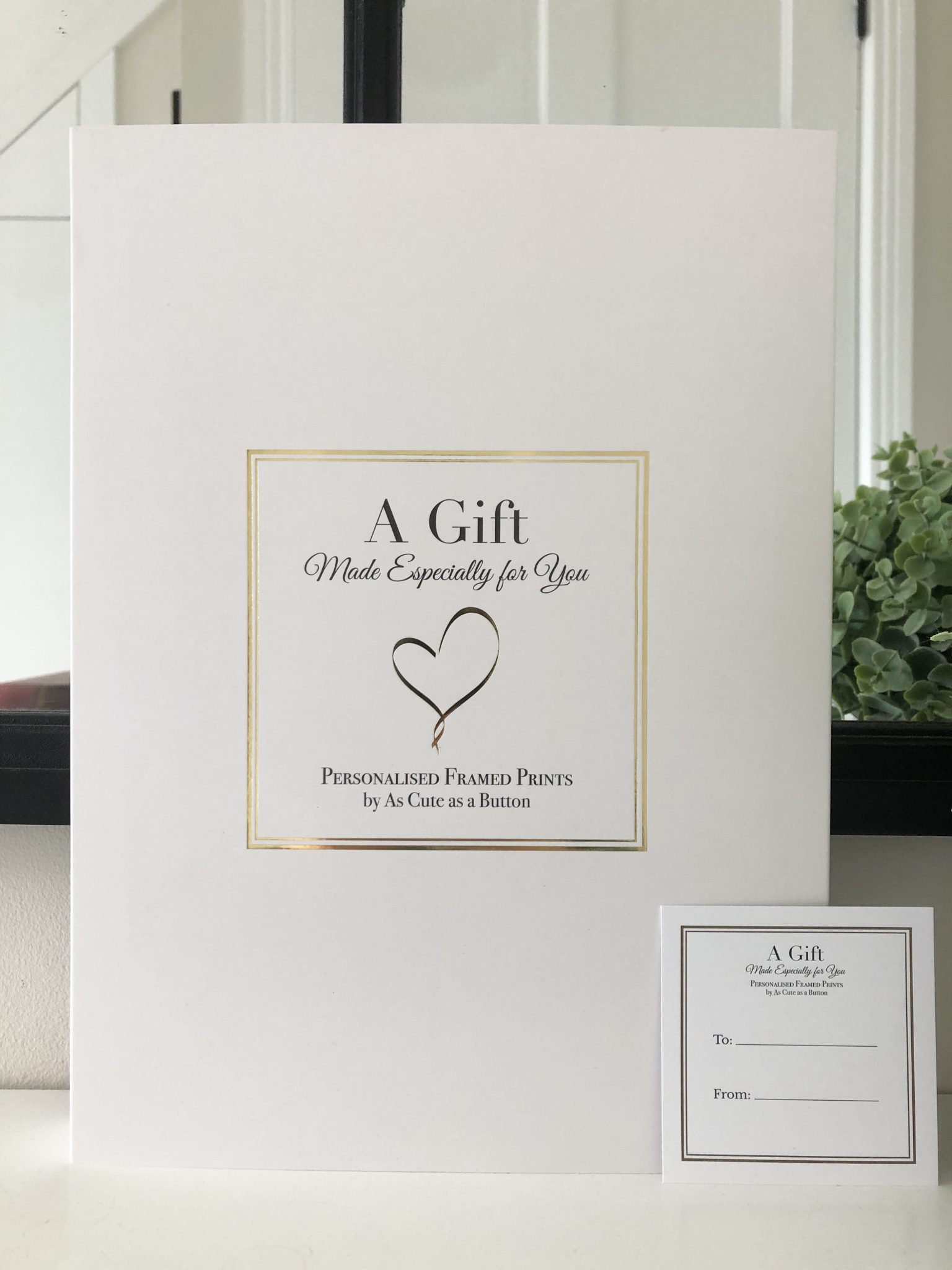 Personalised Family Frame | As Cute as a Button